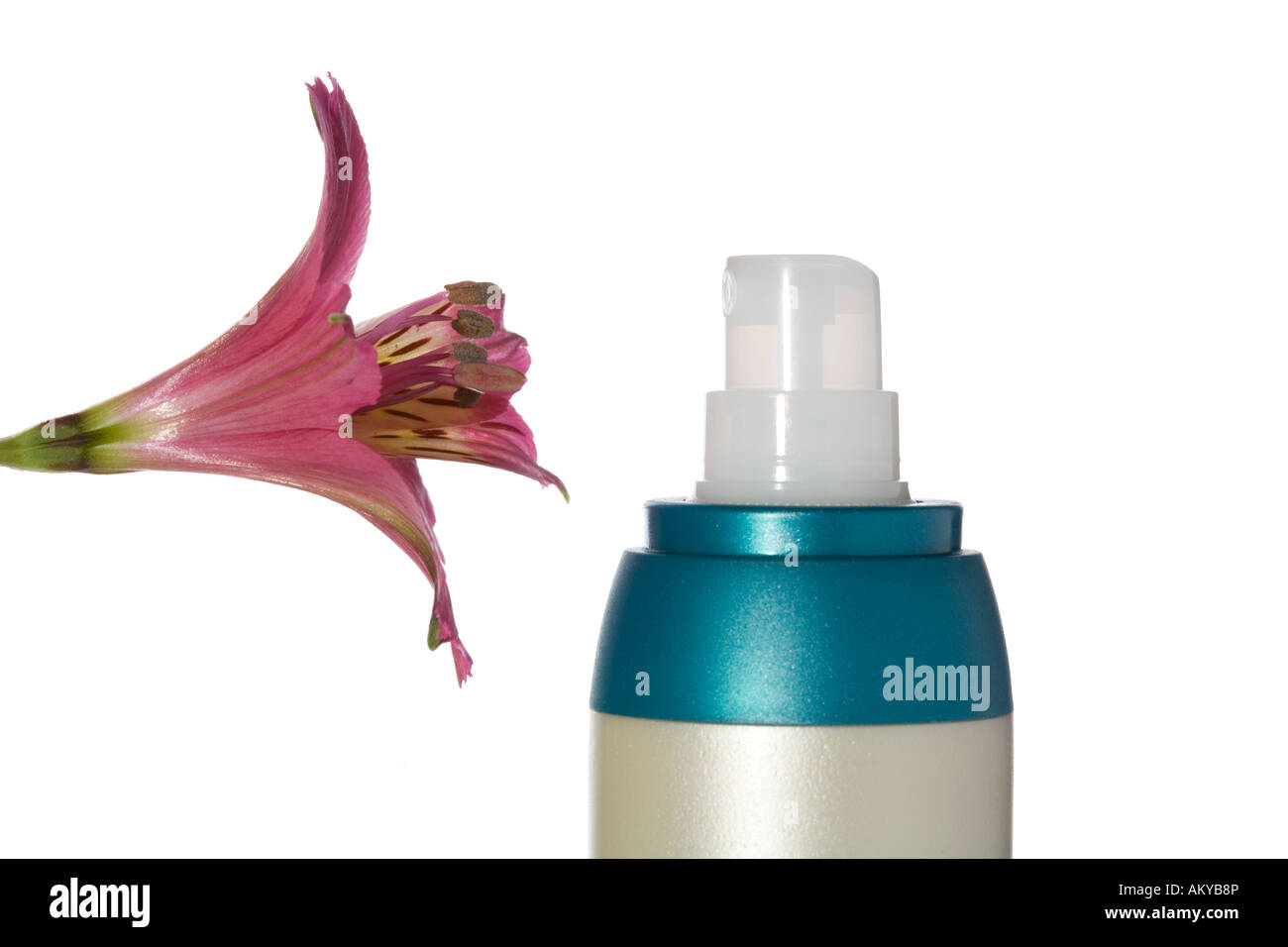 Flower and a spray dose Stock Photo - Alamy