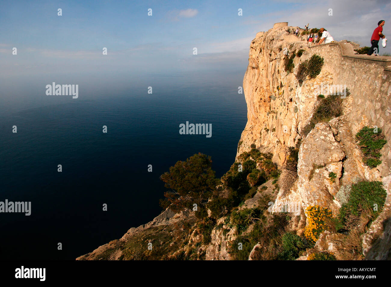 Cap de Formentor, peninsula with cliffs at the most eastern end of the ...