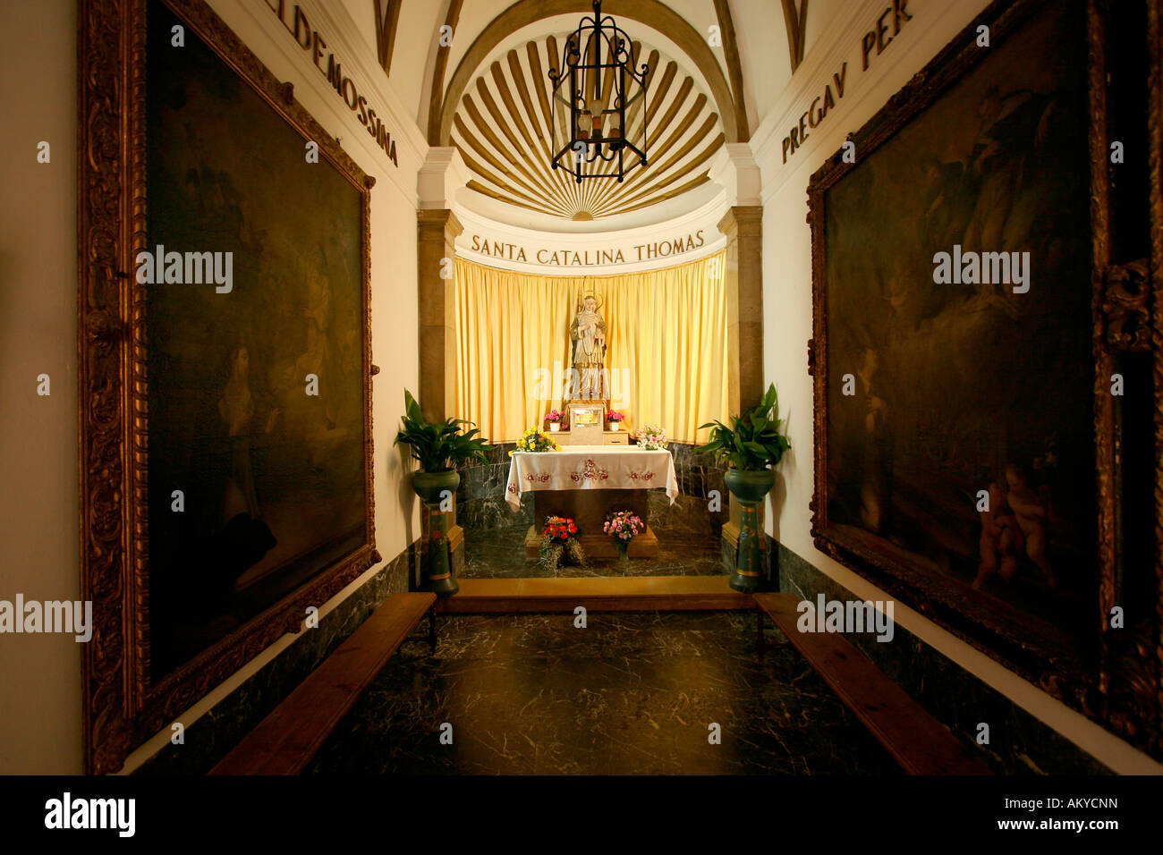 Birth house of the Majorcan saint Catalina Thomas, Valldemossa, Majorca ...
