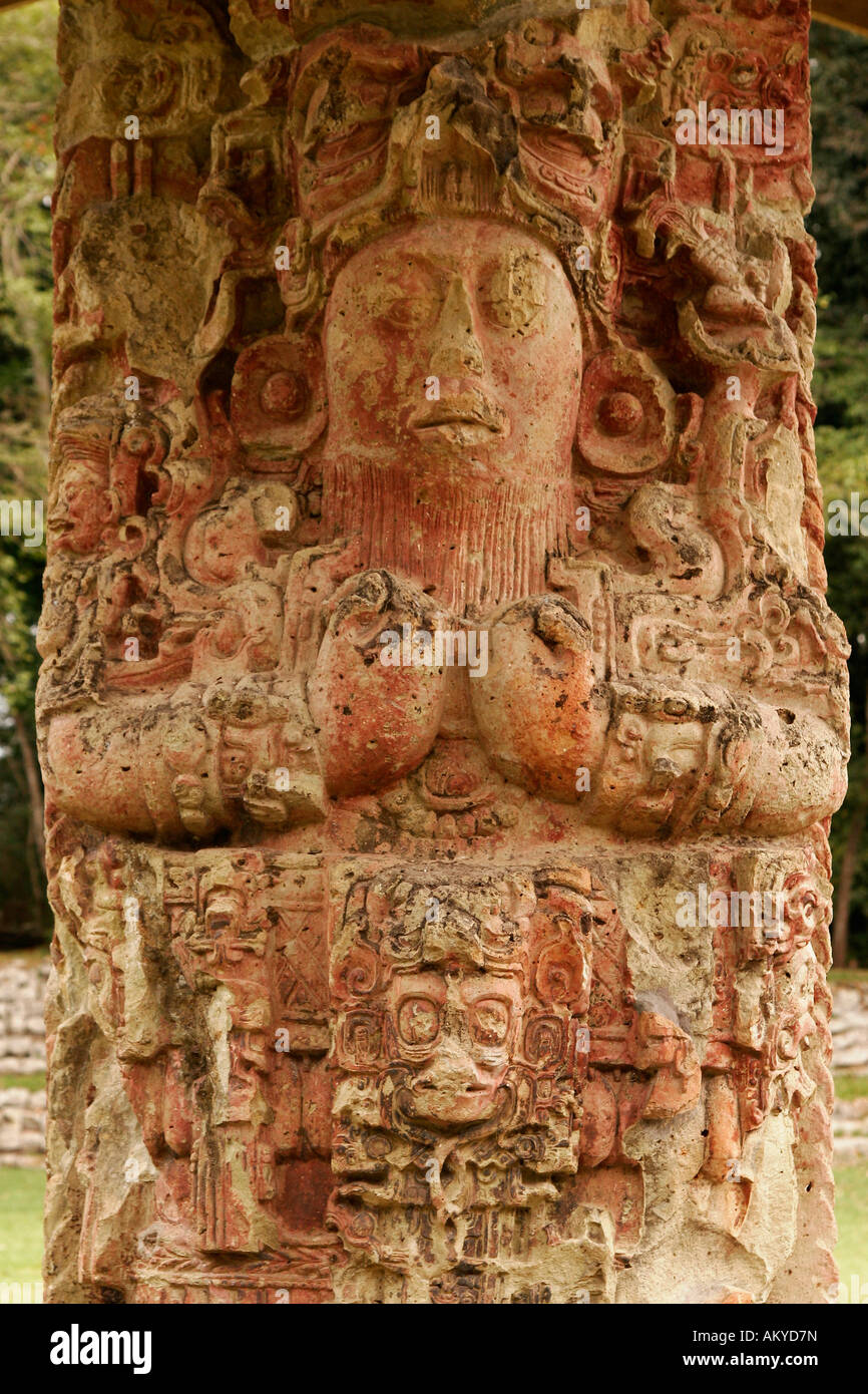 Mayan archeological site copan ruins hi-res stock photography and ...
