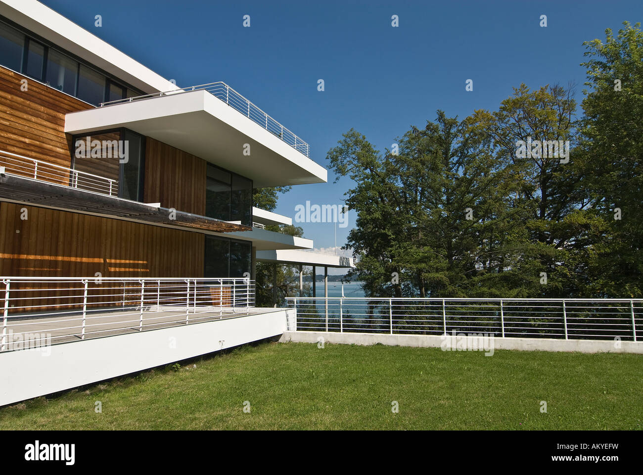 Bernried at lake starnberg with buchheim museum of imagination hi-res ...