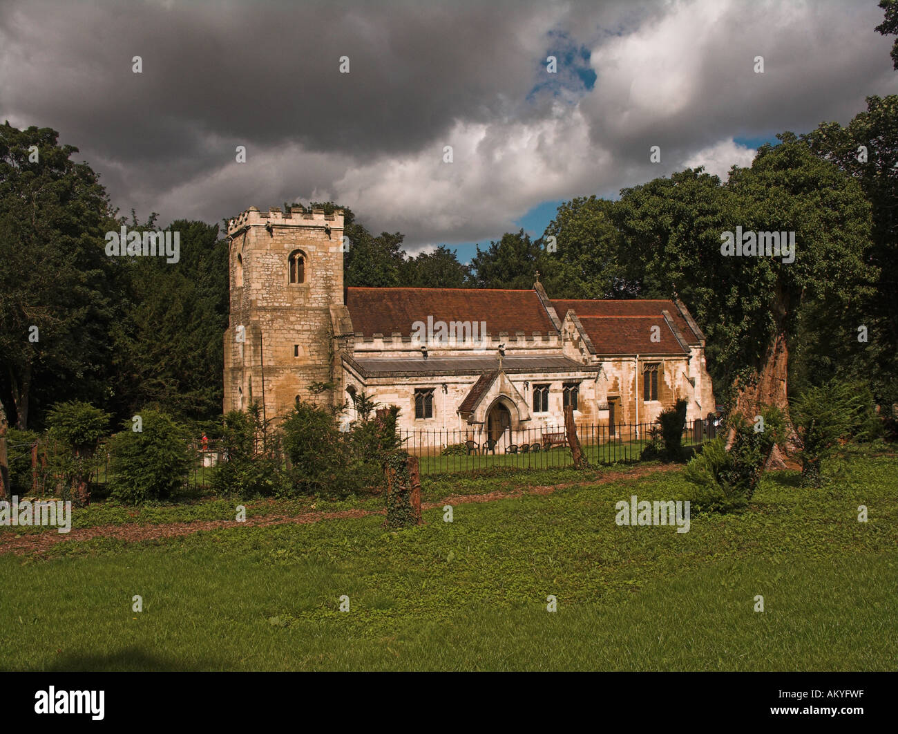Brodsworth church Victorian Stock Photo - Alamy