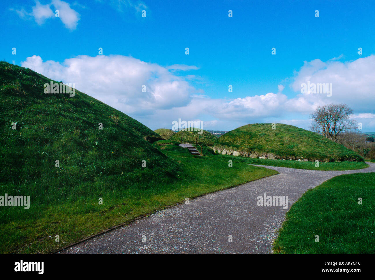 Meath Ireland Dowth Megalithic Passage Tomb part of the Bru'na Boinne ...