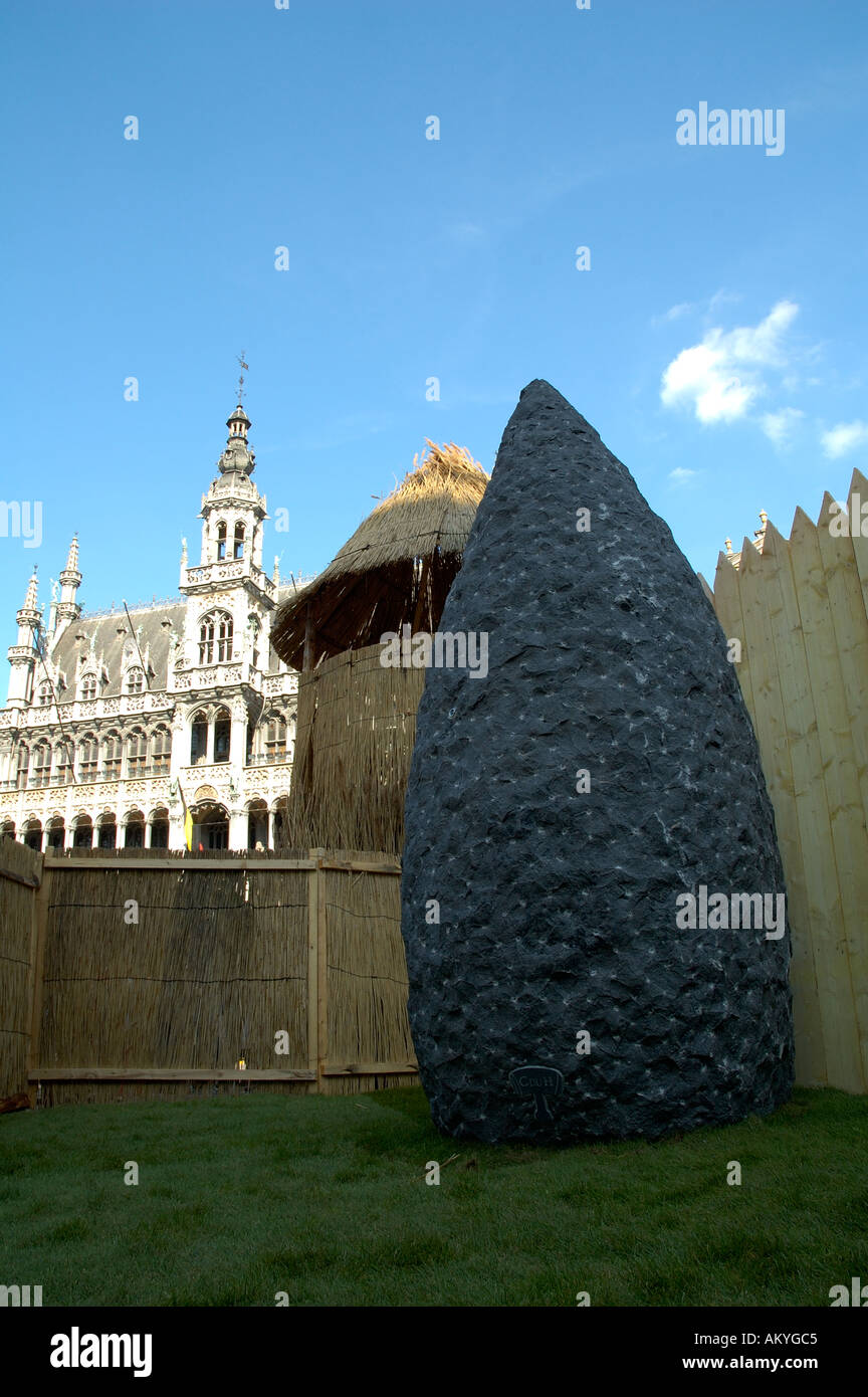 Menhir standing stone Stock Photo - Alamy