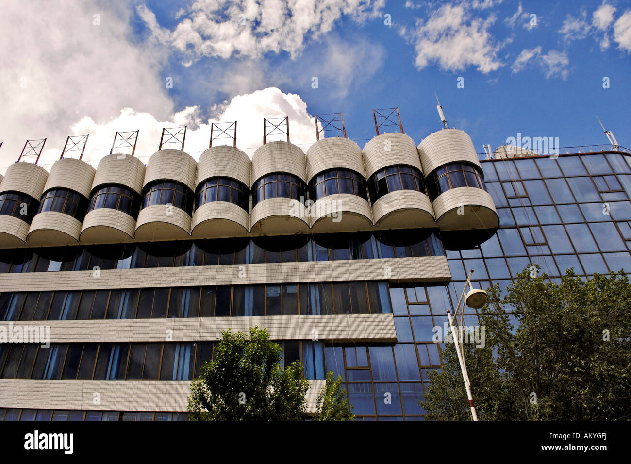 Modern building, Lhasa, Tibet, Asia Stock Photo - Alamy