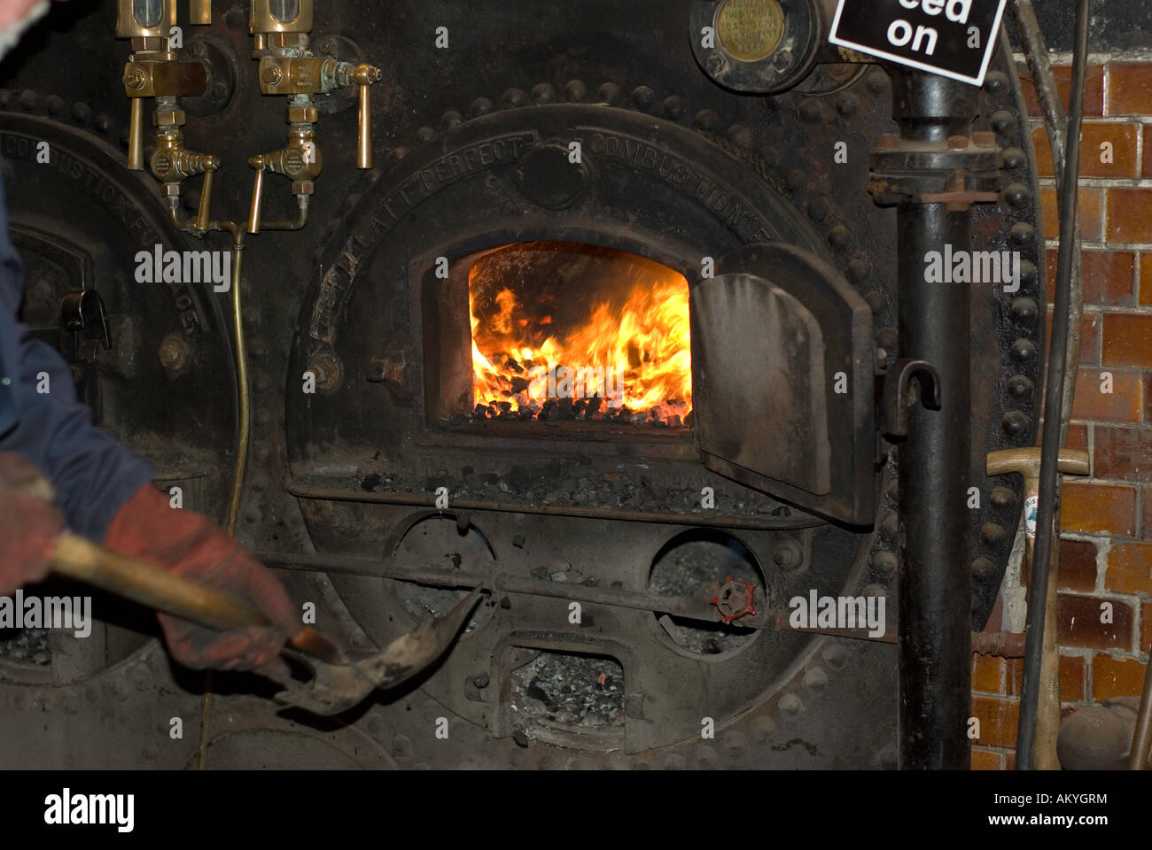 Stoking the boiler hi-res stock photography and images - Alamy
