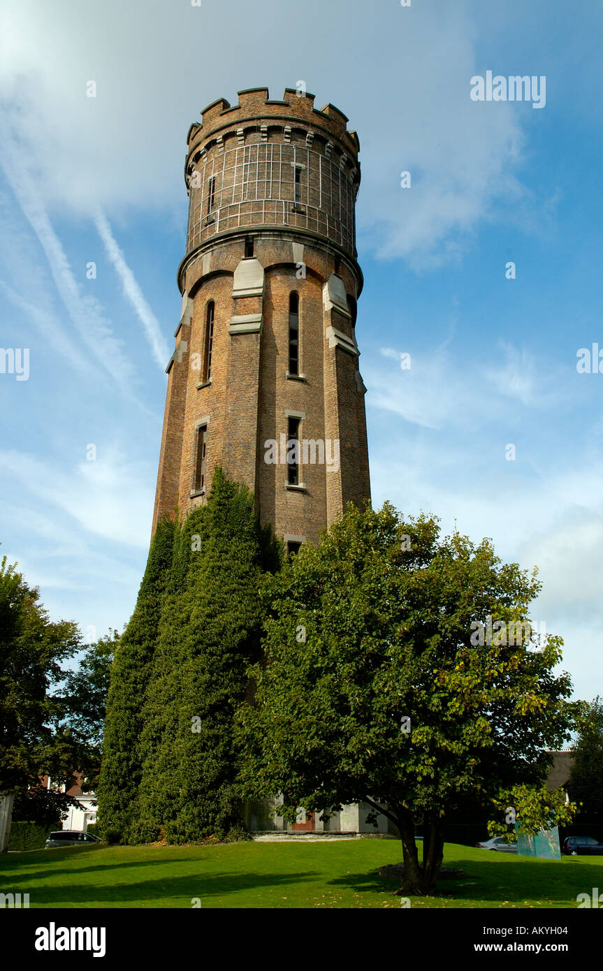 Ostend's old water tower Stock Photo - Alamy