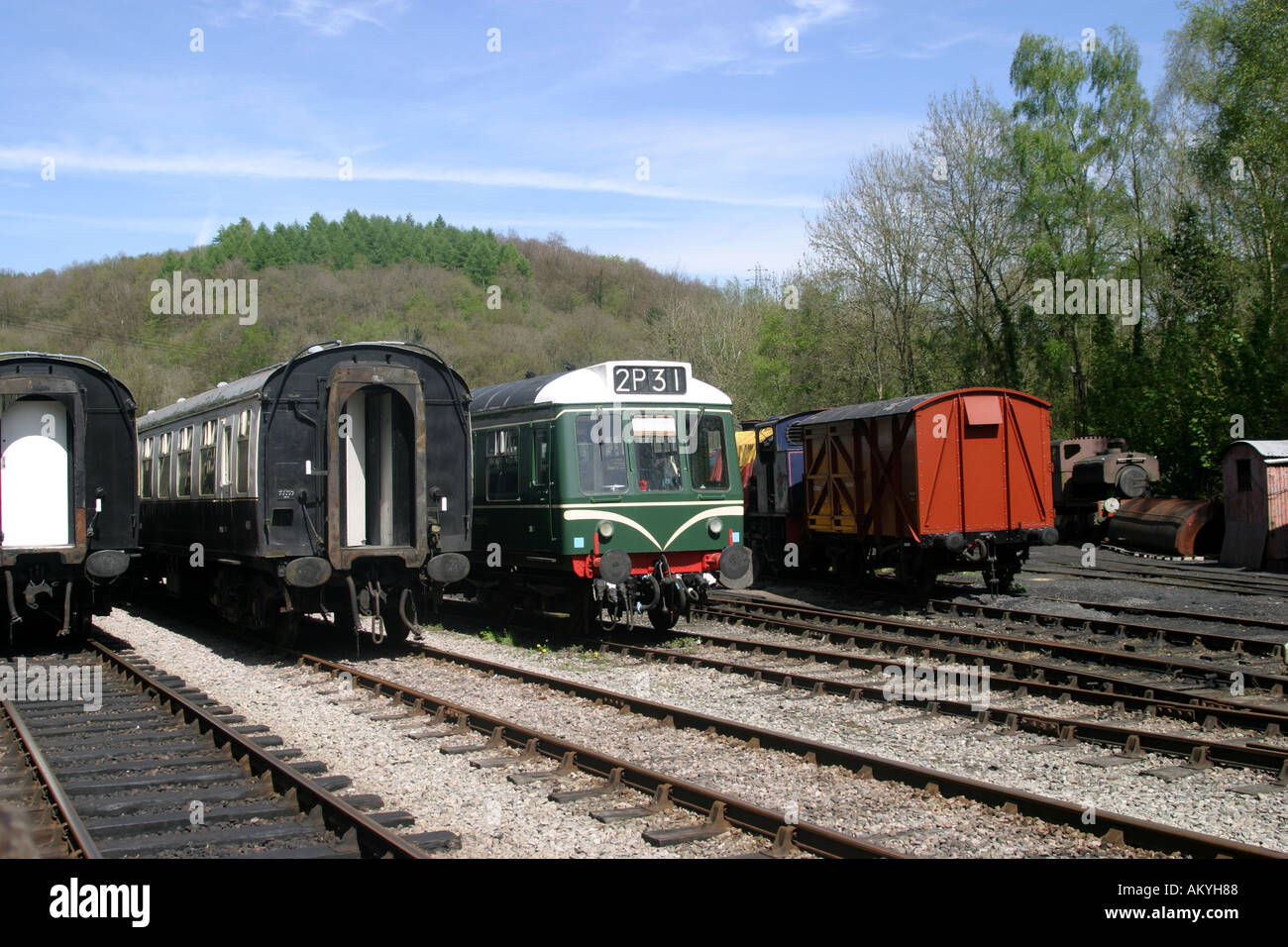 The Dean Forest Railway near Lydney in the Forest of Dean Norchard ...