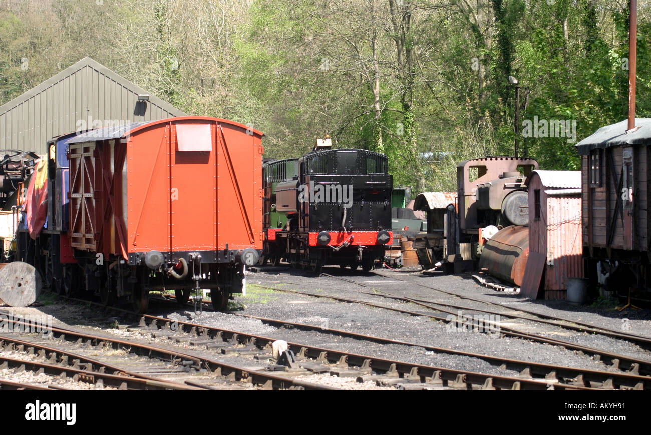 The Dean Forest Railway near Lydney in the Forest of Dean Norchard ...