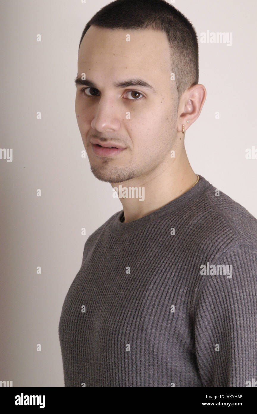 Buzz cut head male hi-res stock photography and images - Alamy