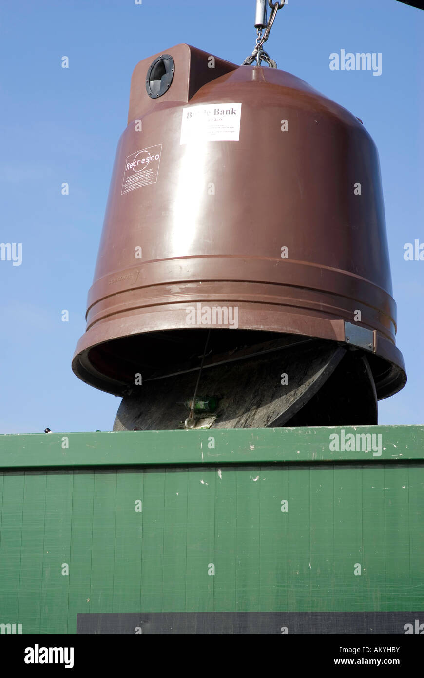 Recycle lorry waste glass trash hi-res stock photography and images - Alamy