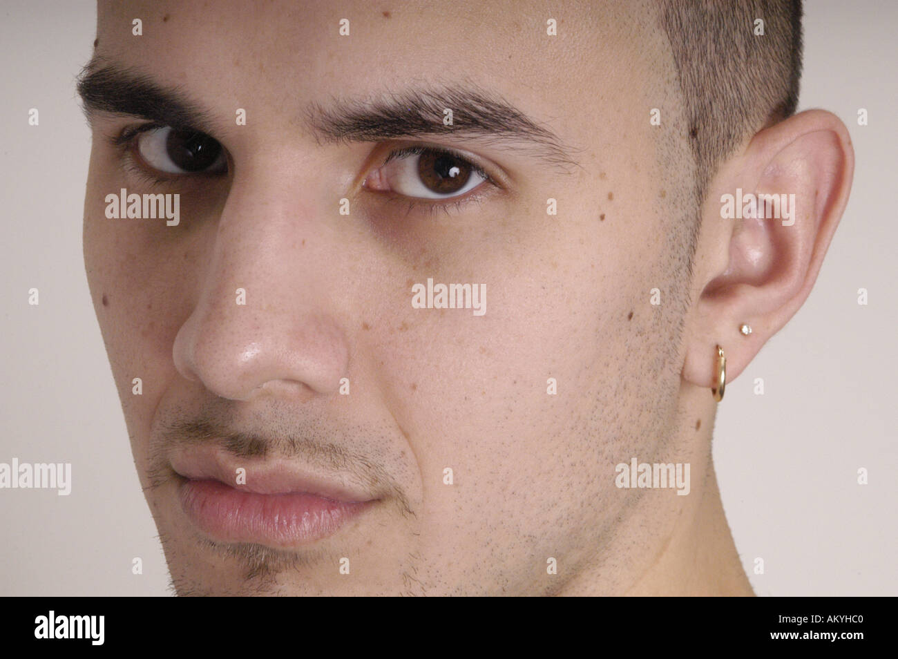 A portrait of a young Hispanic male Stock Photo - Alamy