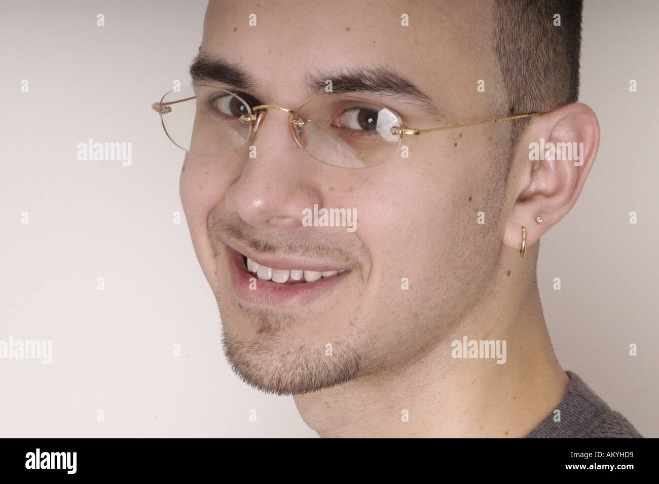 A portrait of a young Hispanic male Stock Photo - Alamy