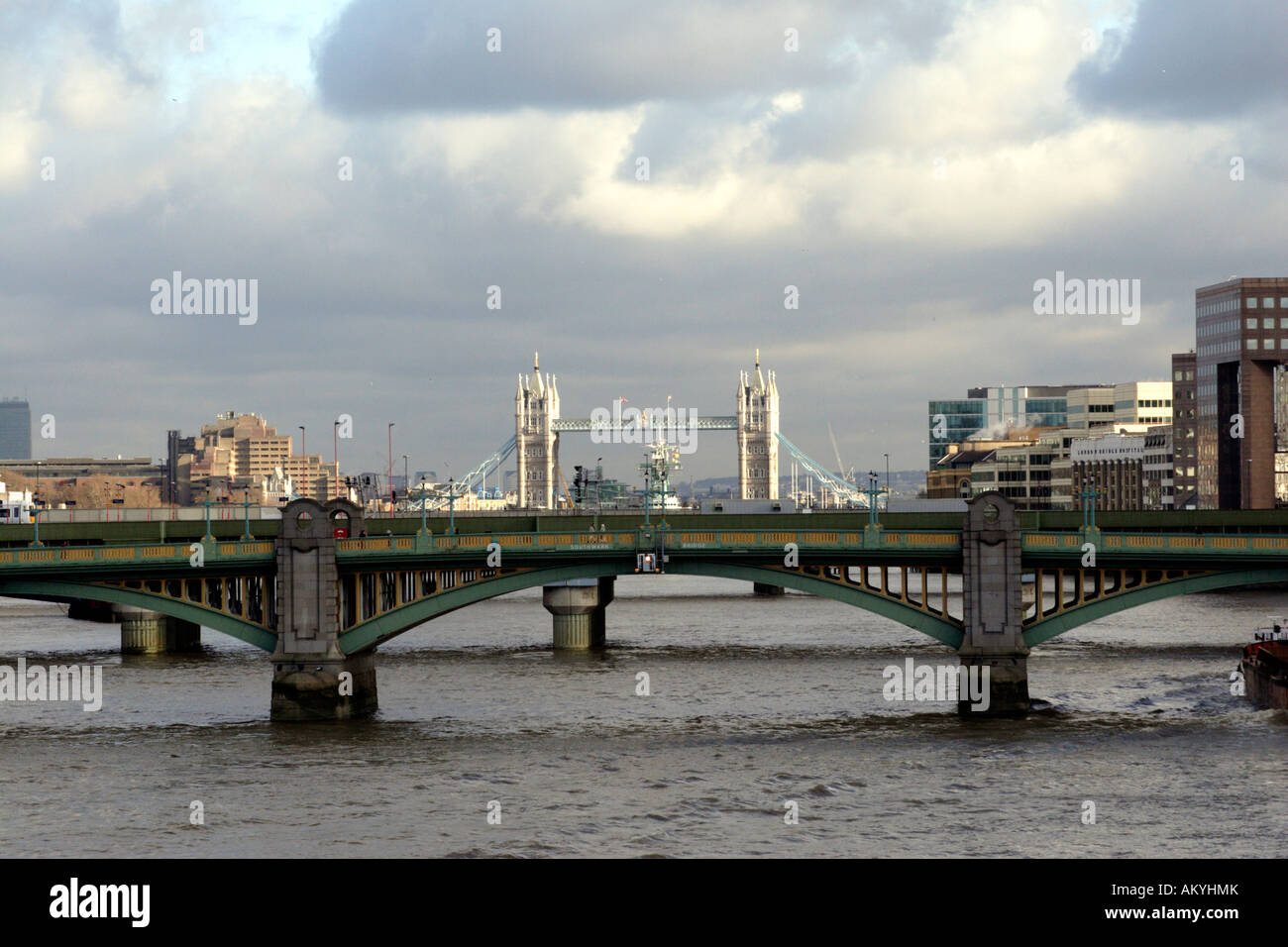 Southwark Bridge London Stock Photo - Alamy