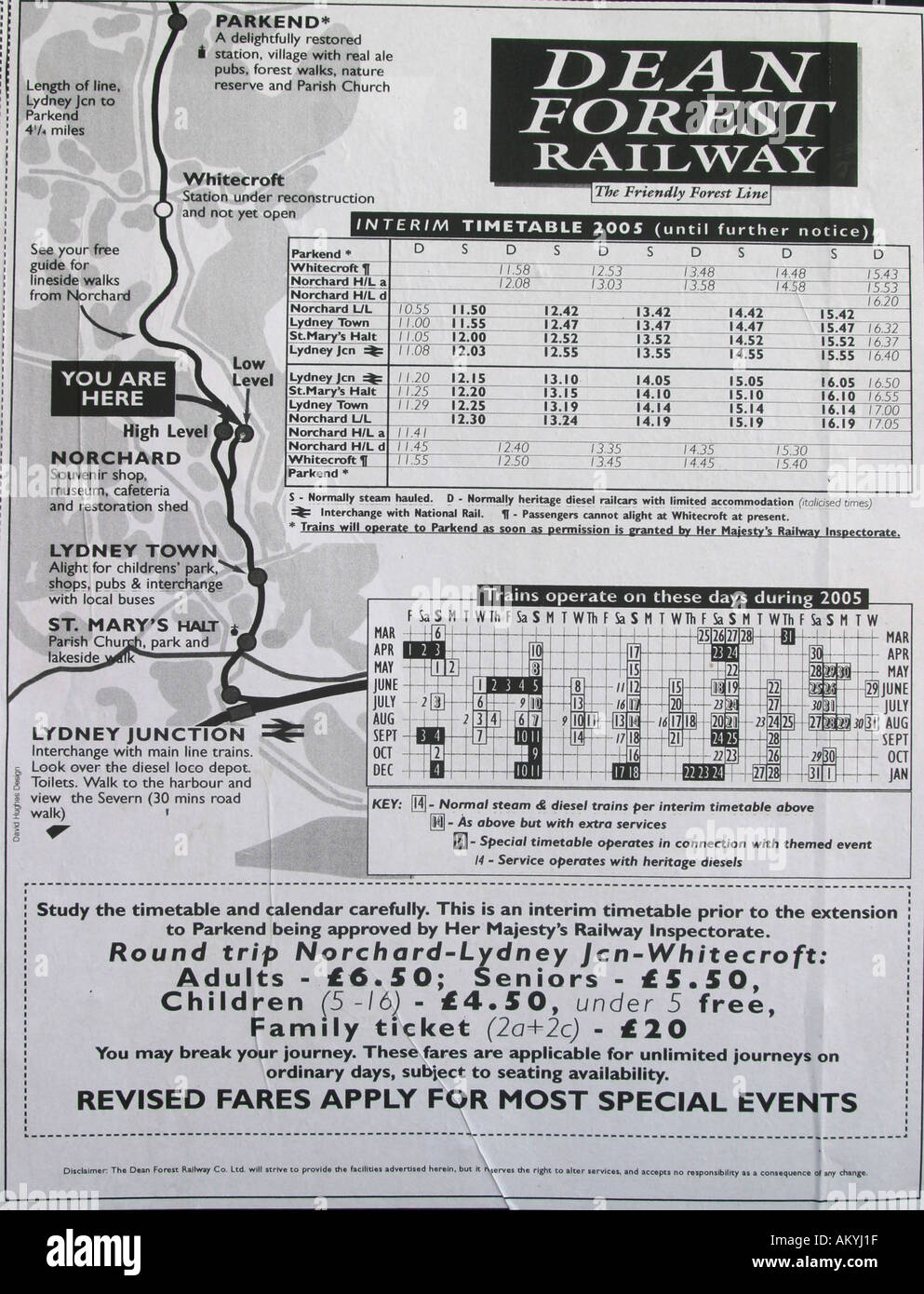 The Dean Forest Railway near Lydney in the Forest of Dean Norchard ...