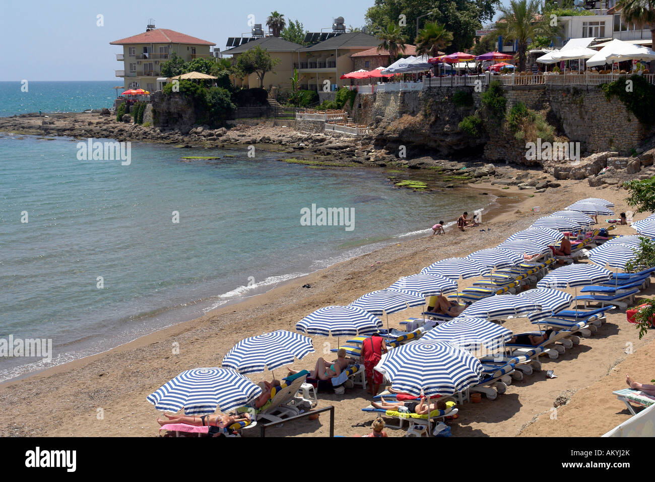 Side Beach, Side, Turkey Stock Photo - Alamy