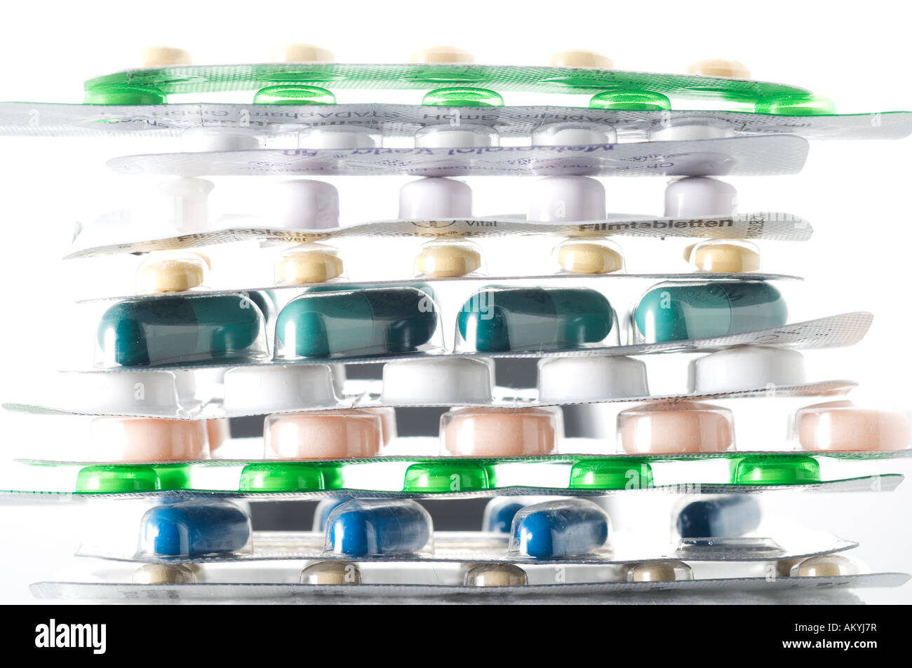 Medicament in Blister packing Stock Photo - Alamy