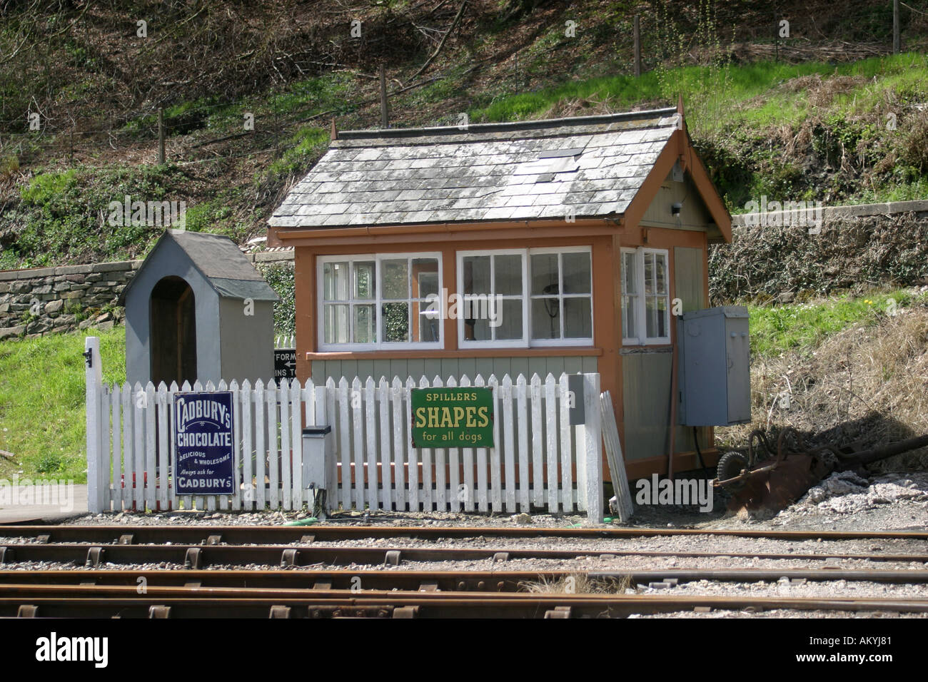 The Dean Forest Railway near Lydney in the Forest of Dean The station ...