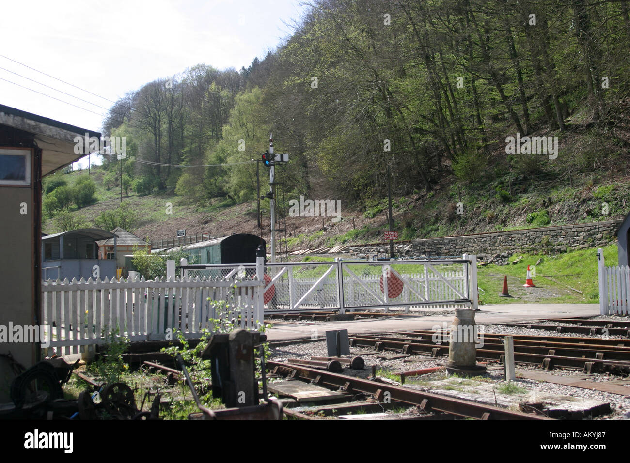 The Dean Forest Railway near Lydney in the Forest of Dean Norchard ...