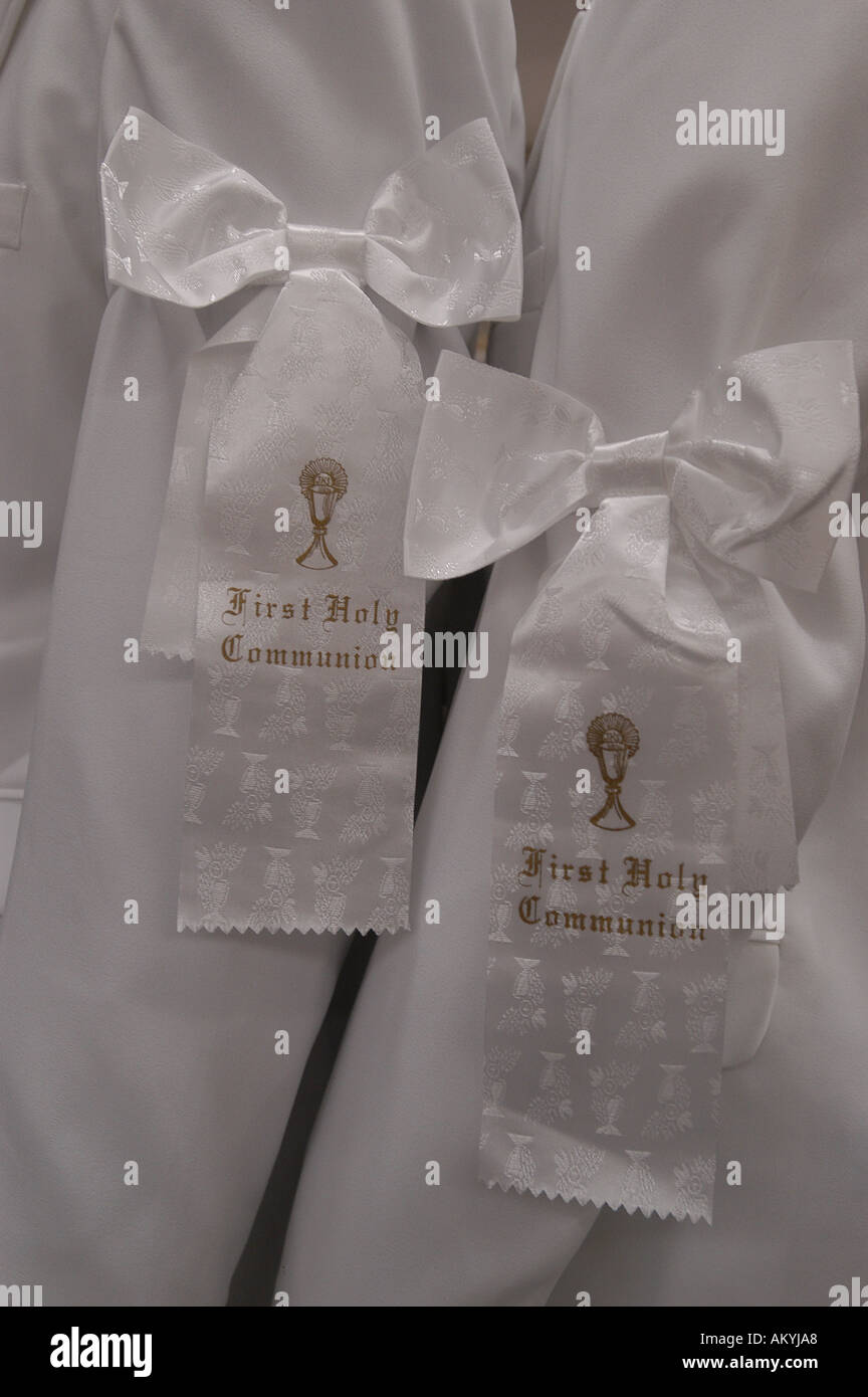 communion ceremony certificate paper document signed script religious ...