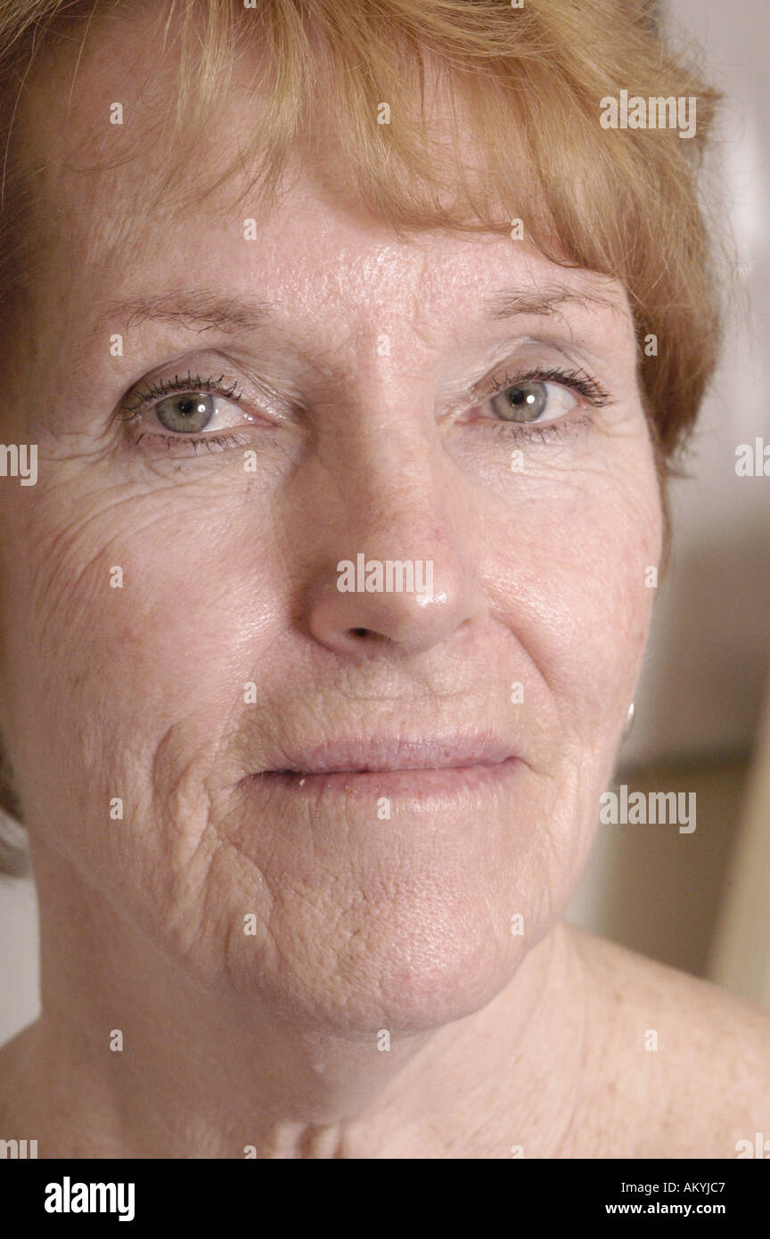 A portrait of a woman in her late 50's, early 60's Stock Photo - Alamy