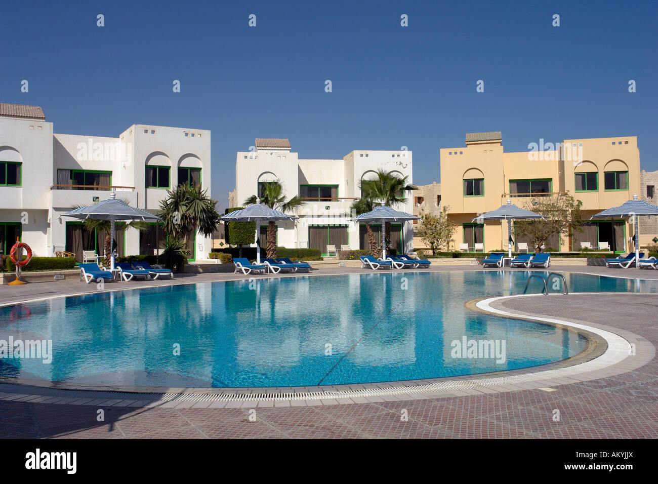 Bathing resort Hurghada at the Red Sea. Hilton Long Beach Resort ...