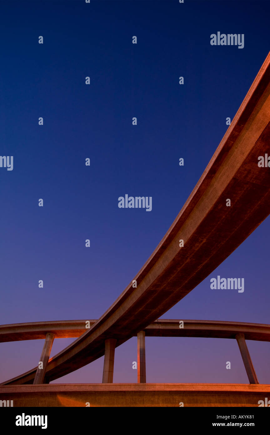 Los angeles freeway interchange hi-res stock photography and images - Alamy