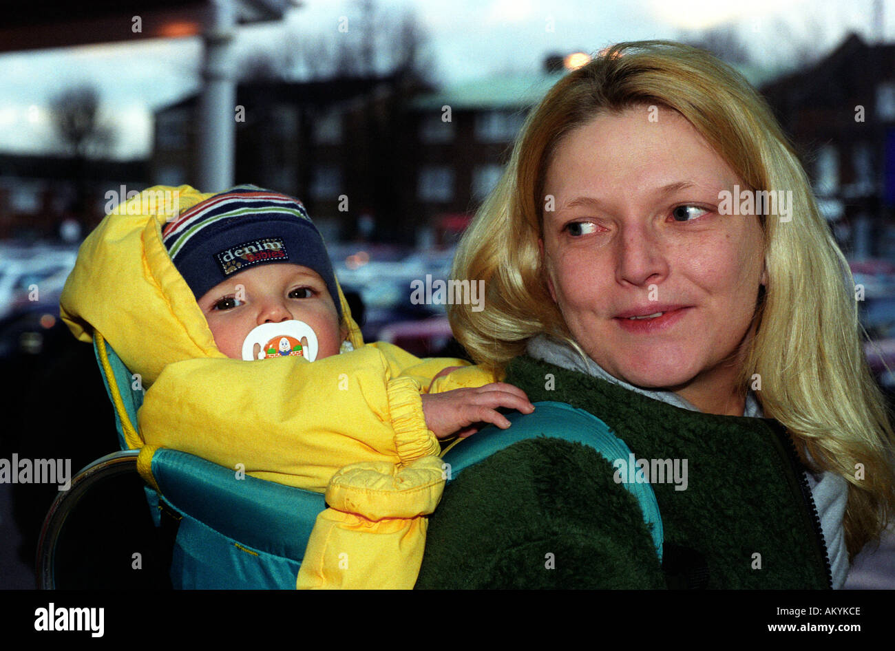 Baby carrier london hi-res stock photography and images - Alamy