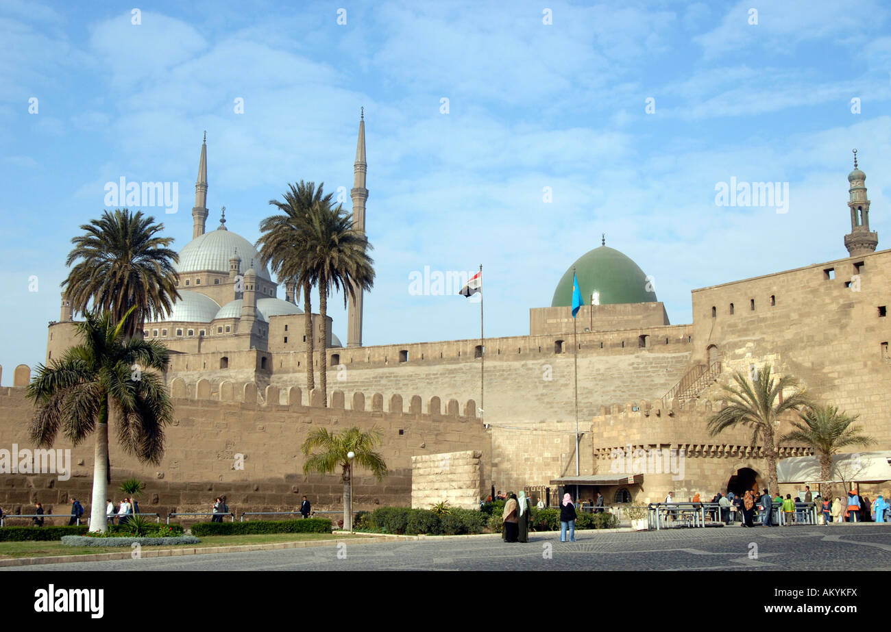 Cairo - the Mehmet Ali mosque - alabaster mosque on the citadel, Cairo ...