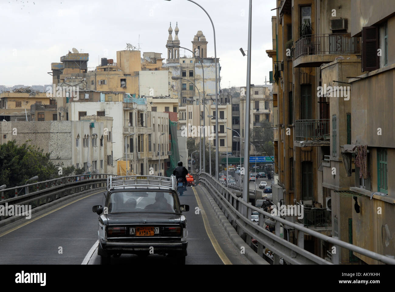 Cairo - traffic in the city, Cairo, Egypt Stock Photo - Alamy