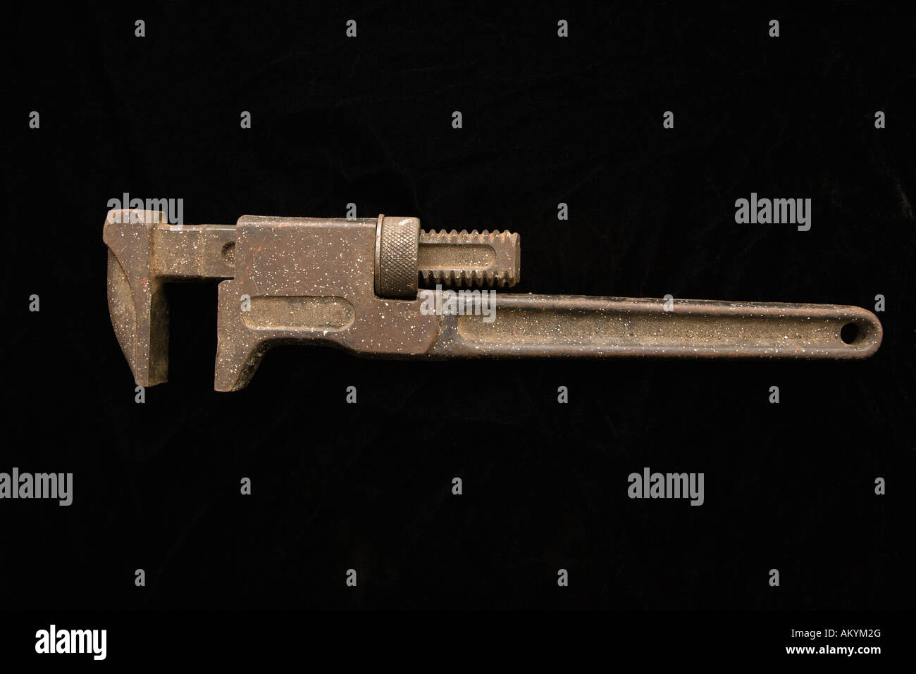 Metal pipe wrench Stock Photo - Alamy