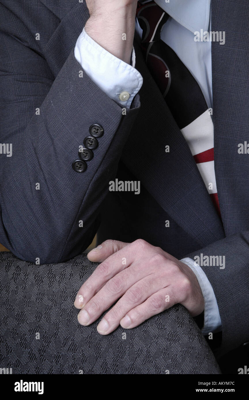 Hands crossed in lap hi-res stock photography and images - Alamy