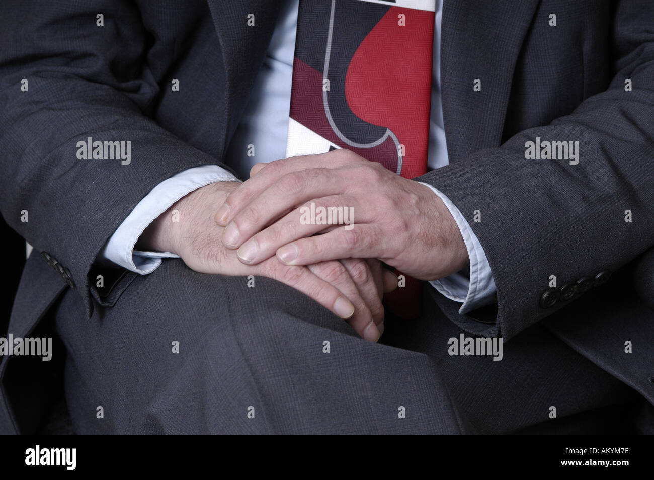 Folded Hands In Lap