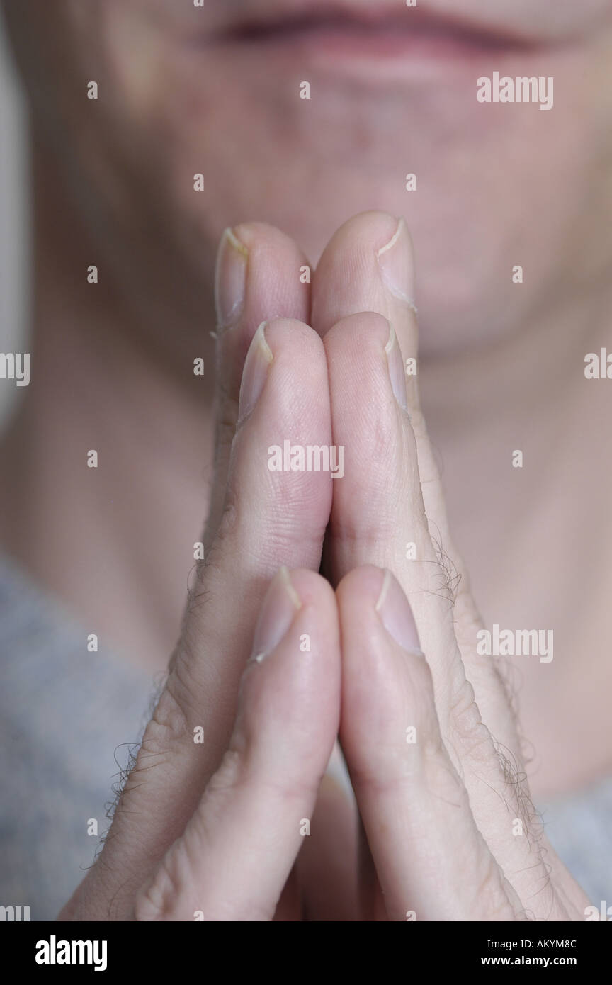 Hands close up serious hi-res stock photography and images - Alamy