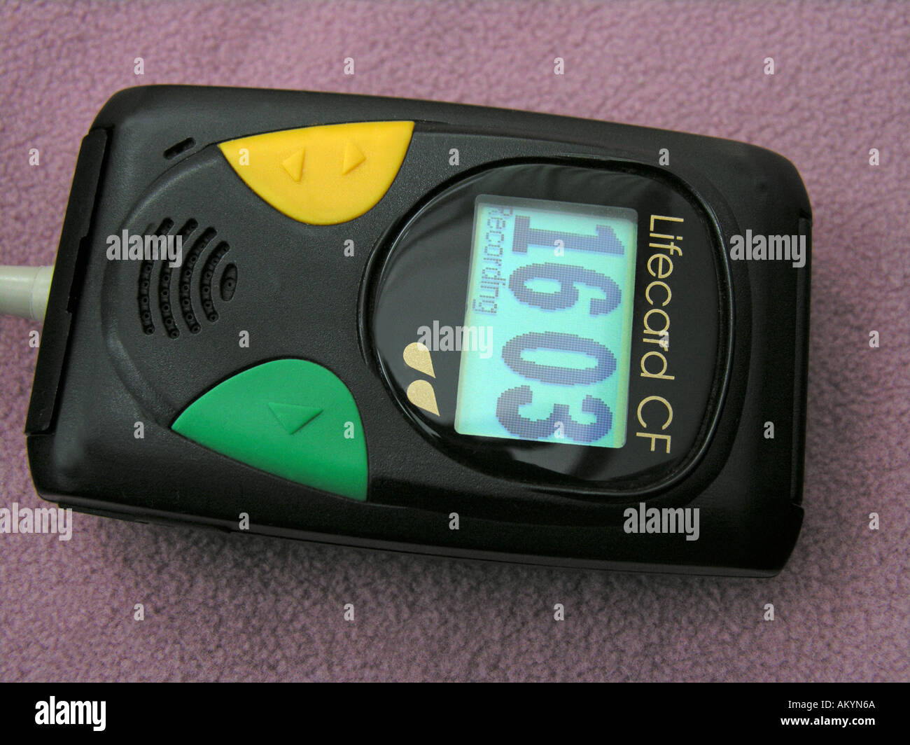 an ecg 24 hour event recorder unit called a 24 hour tape Stock Photo ...