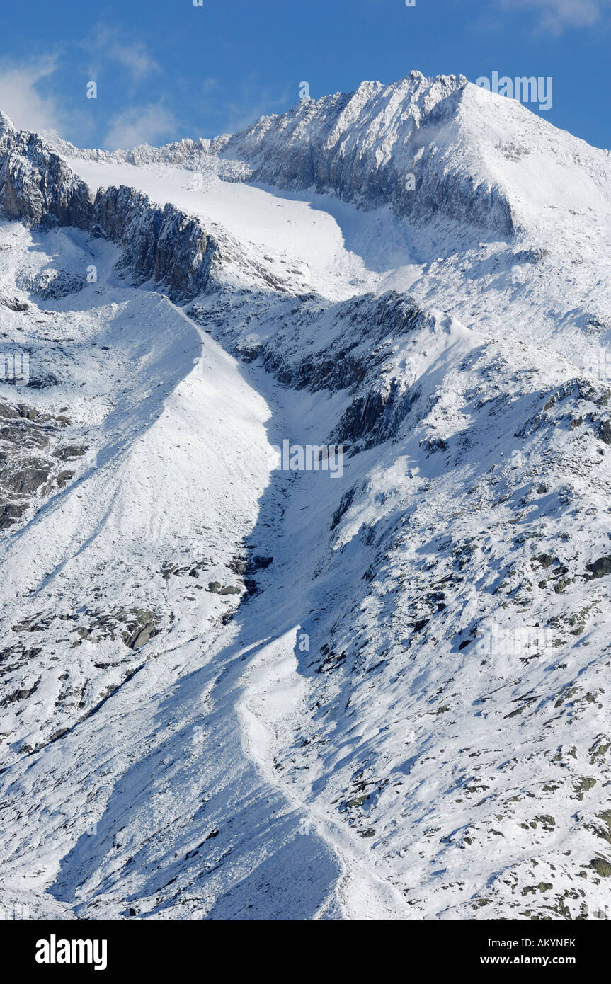 Goms switzerland snow hi-res stock photography and images - Alamy
