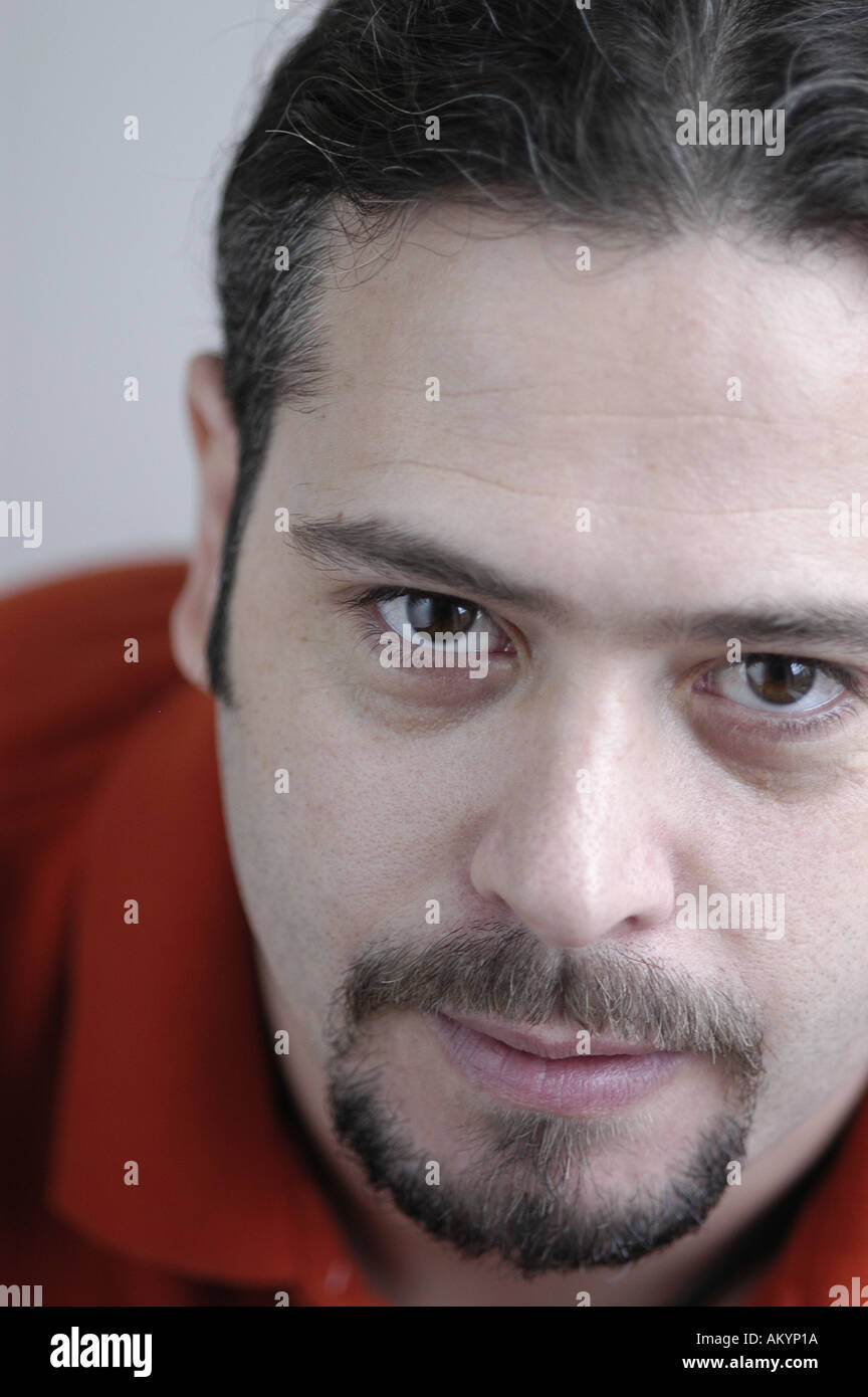 A portrait of a friendly bearded man Stock Photo - Alamy