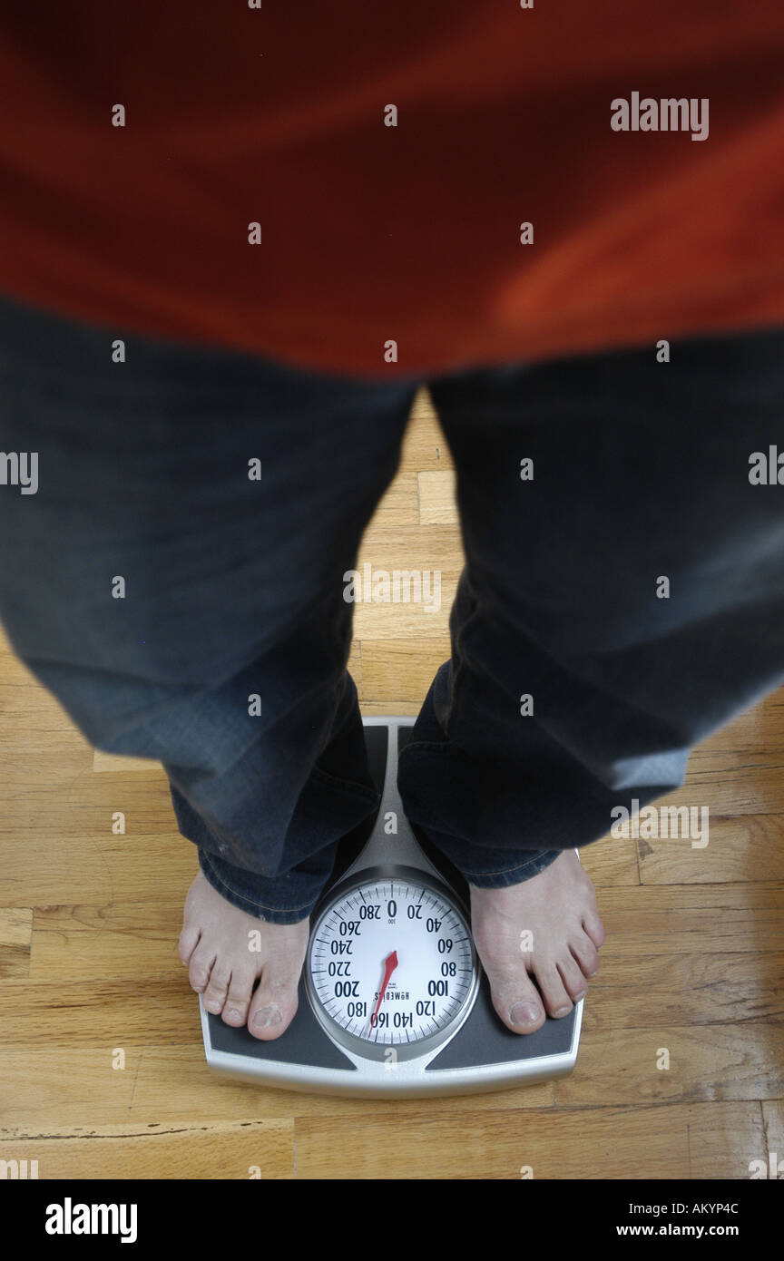 man male weigh weighing scales scales slim obese overweight light heavy ...