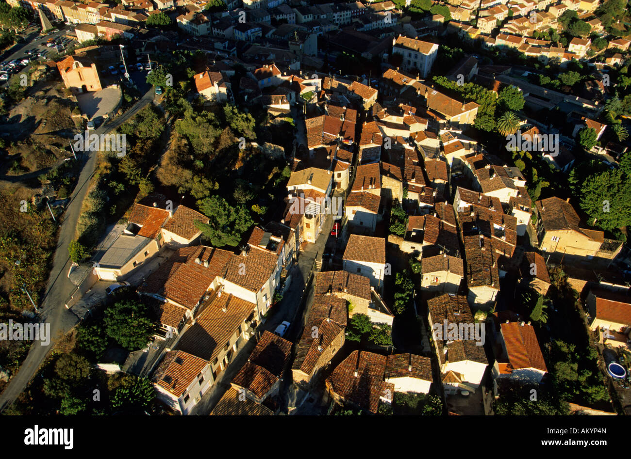 France, Var, Pierrefeu du Var (aerial view Stock Photo - Alamy