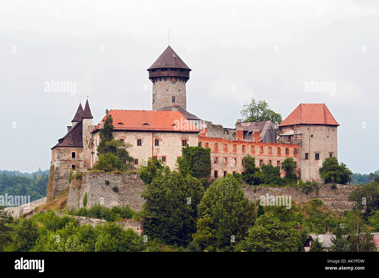 castle of the holy order of knights Stock Photo - Alamy