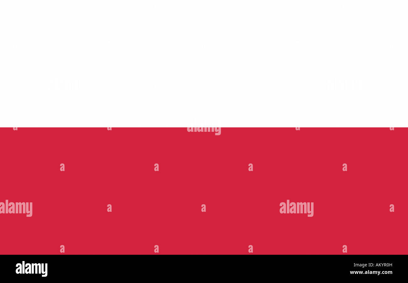 The flag of Poland - graphic Stock Photo - Alamy