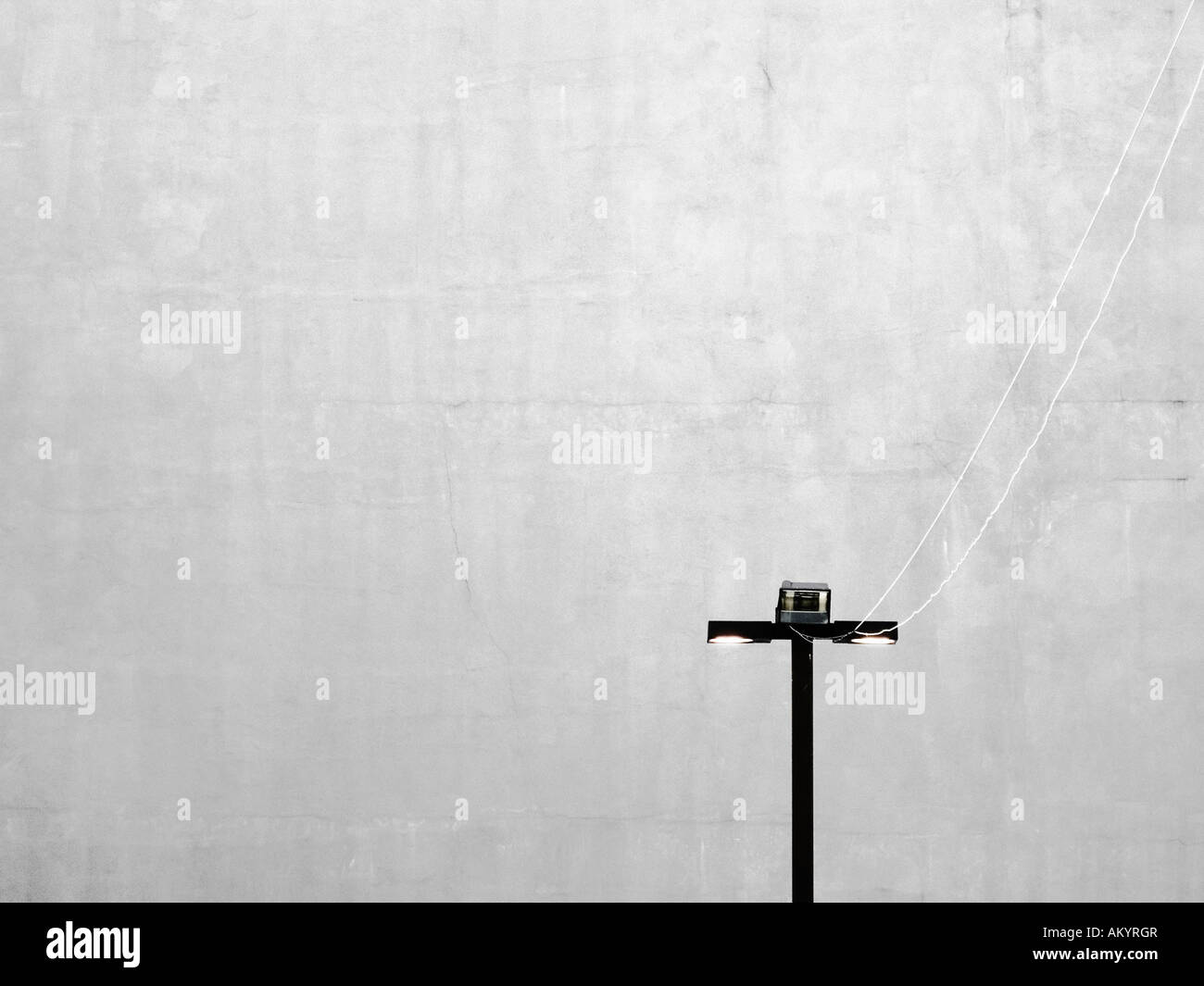 Illuminated Street Light Manhattan New York City Stock Photo - Alamy