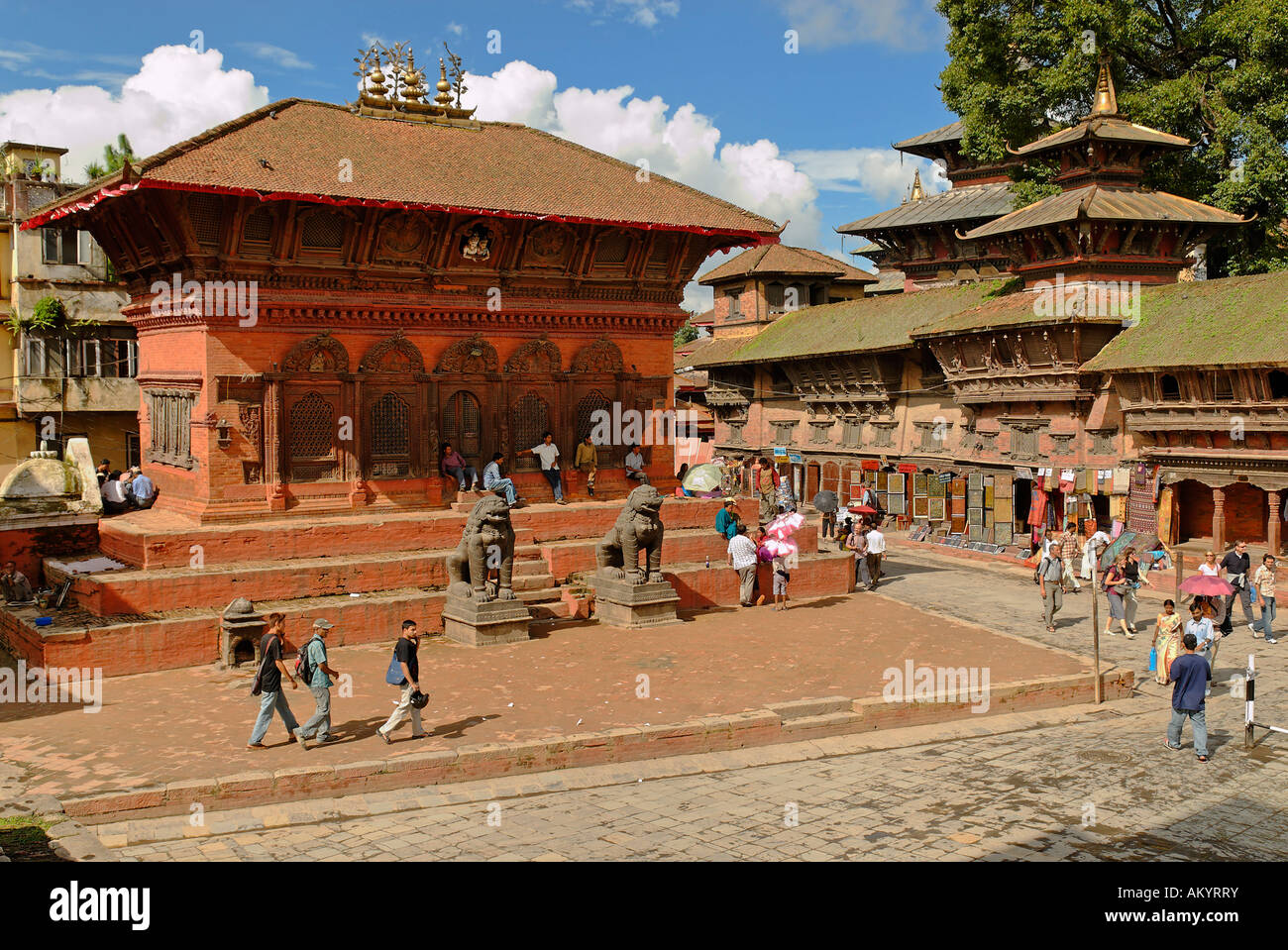 Durbar Square, Shiva-Parvati Temple, Kathmandu, Nepal Stock Photo - Alamy