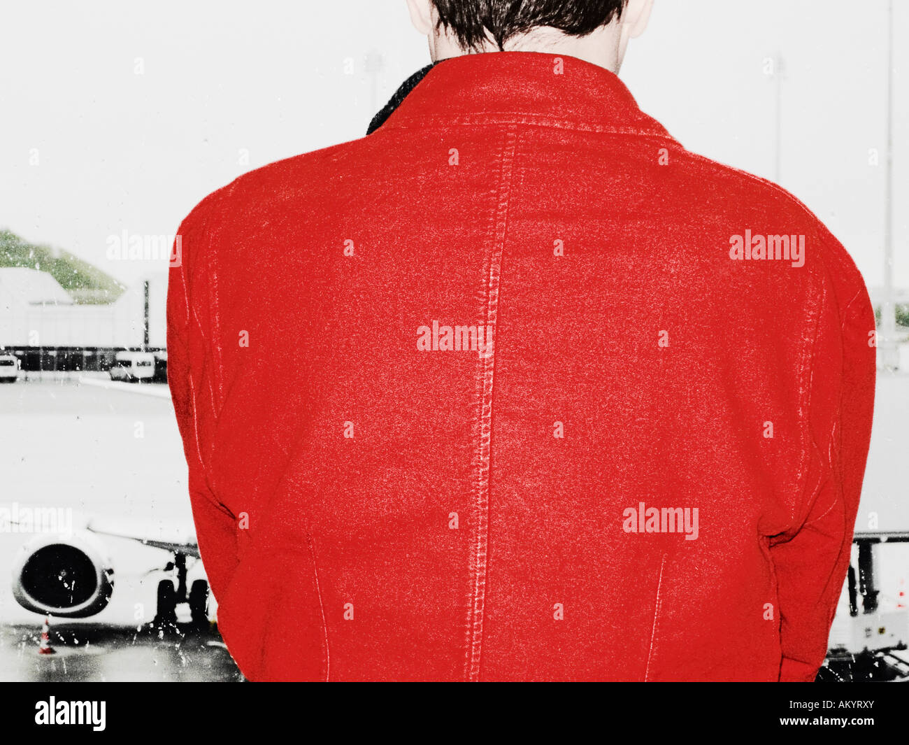 Person wearing red jacket hi-res stock photography and images - Alamy