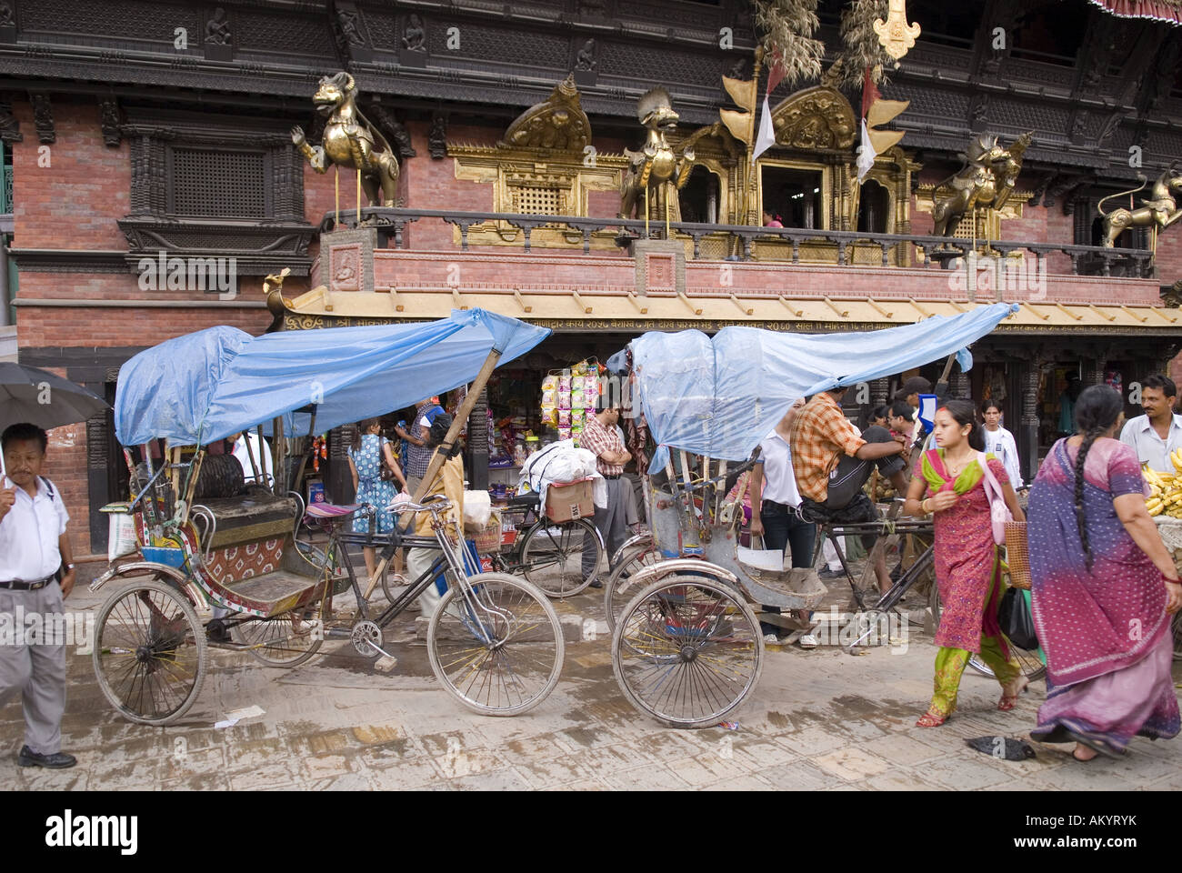 Old town of Kathmandu, Nepal Stock Photo - Alamy