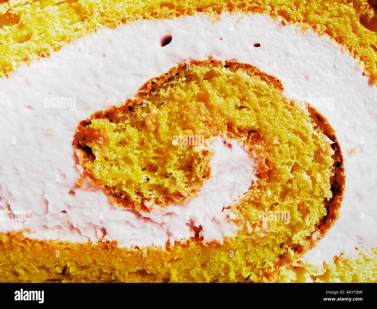 Italian Strawberry Cream Cake Stock Photo - Alamy