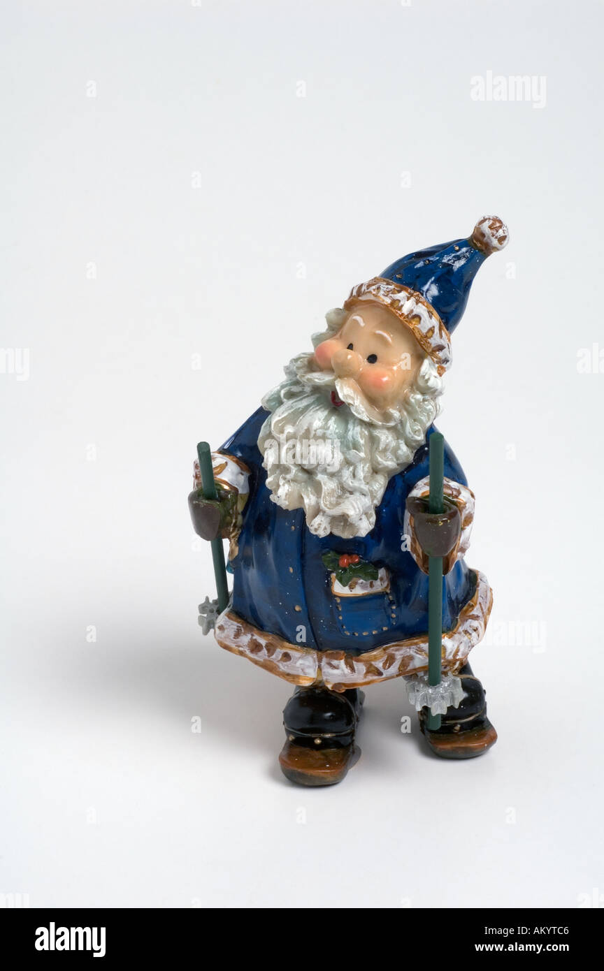 santa claus model Stock Photo - Alamy