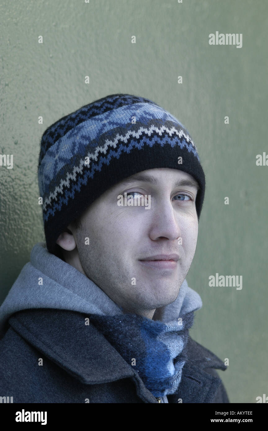 A portrait of a man wearing winter clothing Stock Photo - Alamy