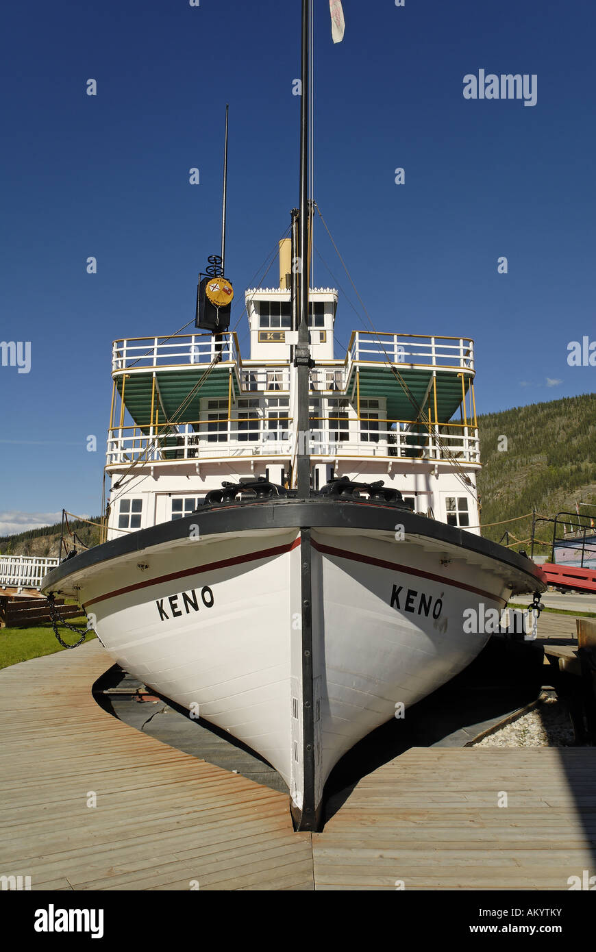 Historic paddlewheeler Keno, Dawson City, Yukon, Canada Stock Photo - Alamy