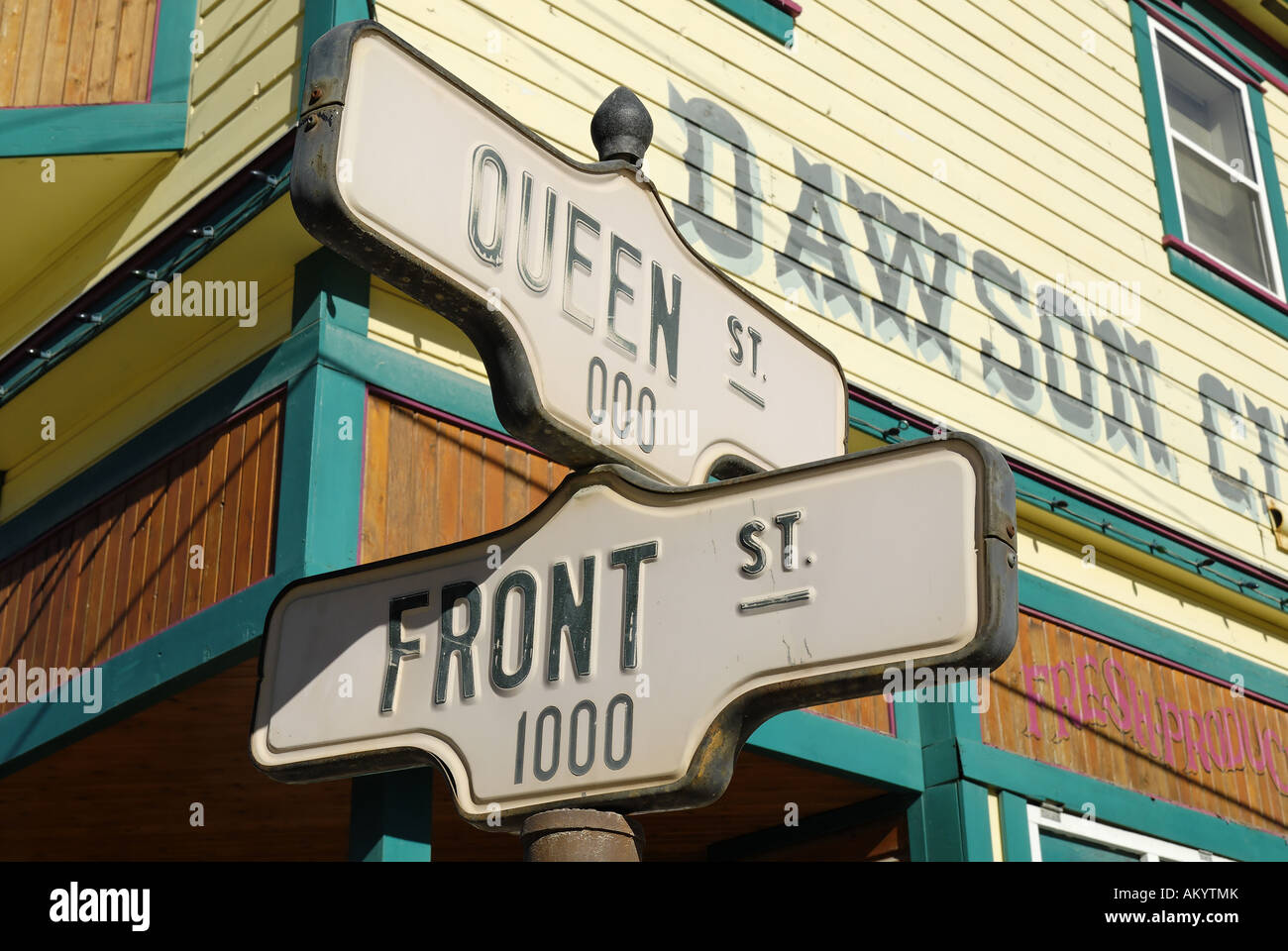 Dawson city sign hi-res stock photography and images - Alamy